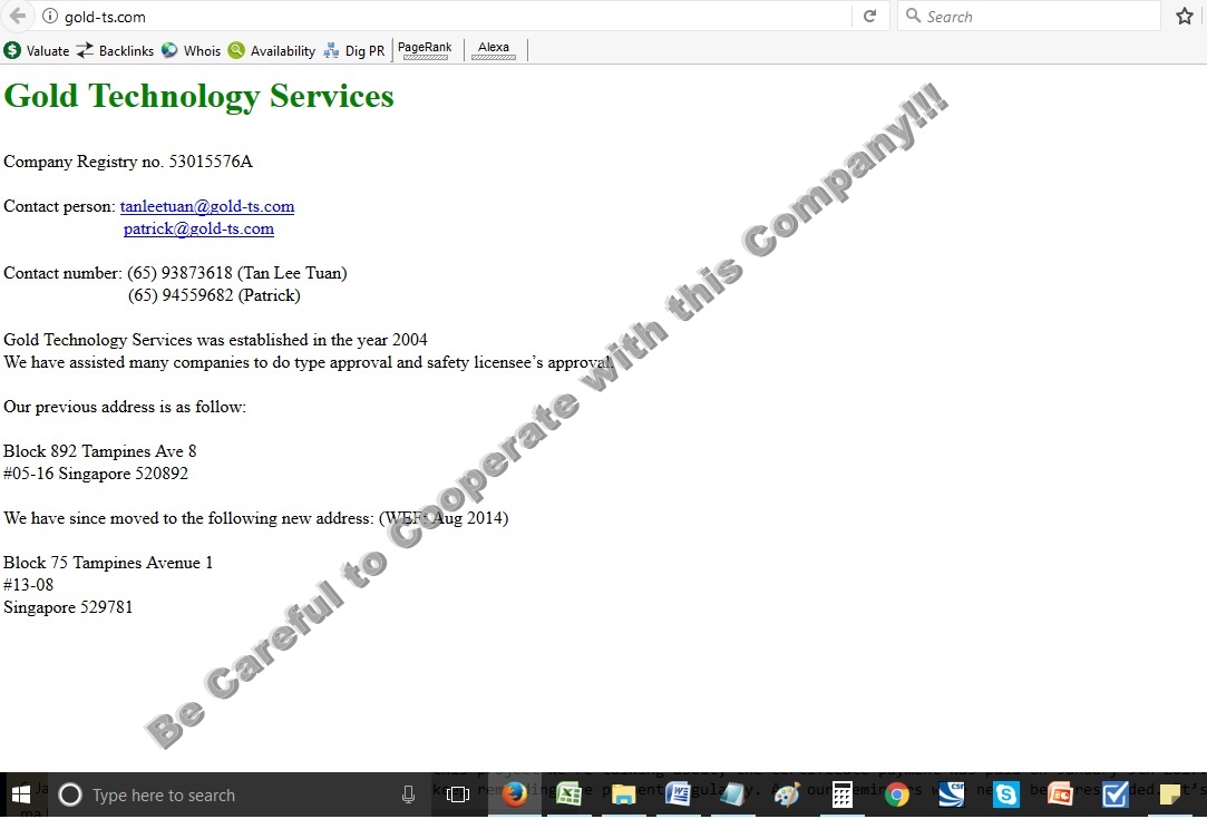 Business Warning for All Approval Business Players