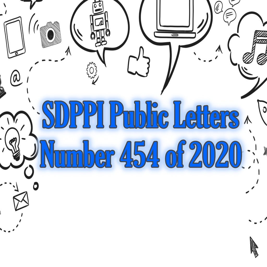 SDPPI Public Letters Number 454 of 2020 Issuance; Telecommunication ...